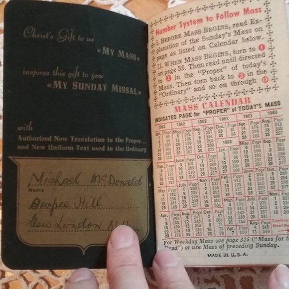 Other | 1961 My Sunday Missal Explained By Father Stedman | Poshmark